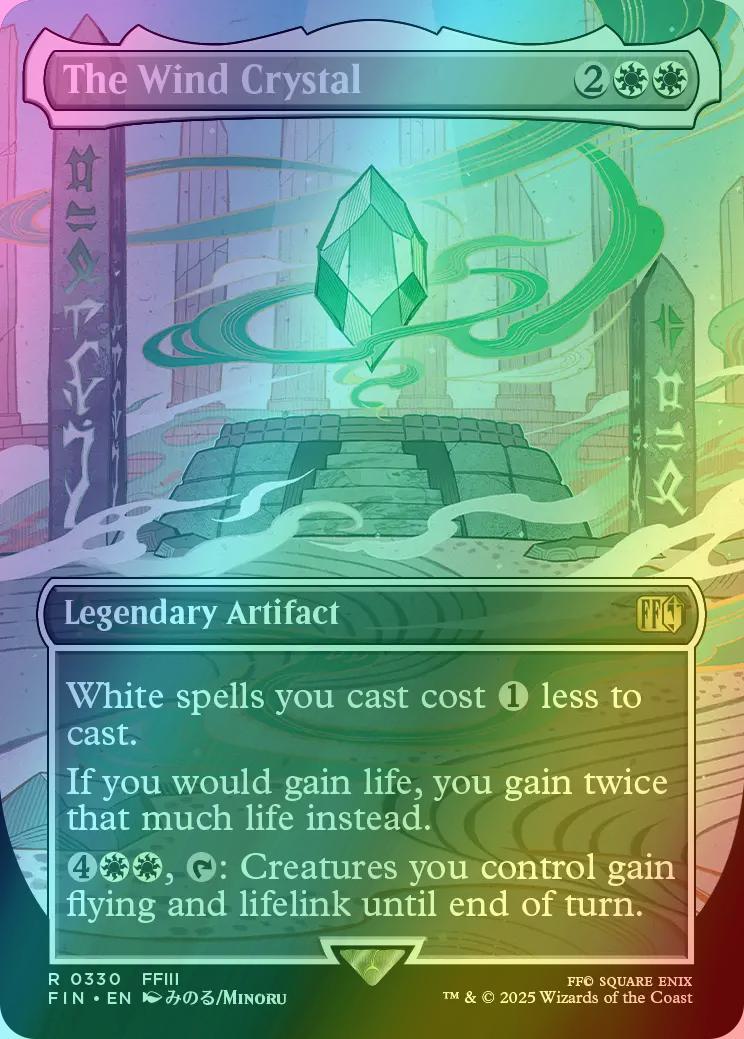 The Wind Crystal [330] [Borderless] [FINAL FANTASY] [Foil] – Face to Face Games