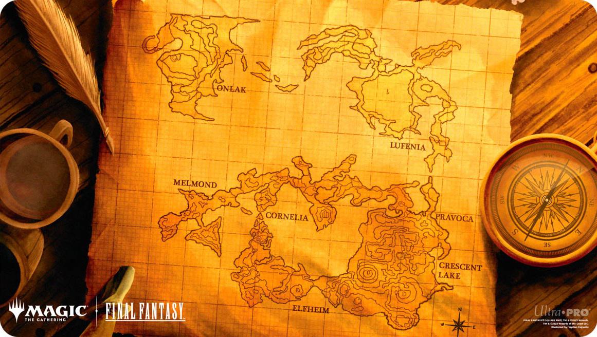 Ultra Pro MTG Playmat - FINAL FANTASY - World Map – Face to Face Games