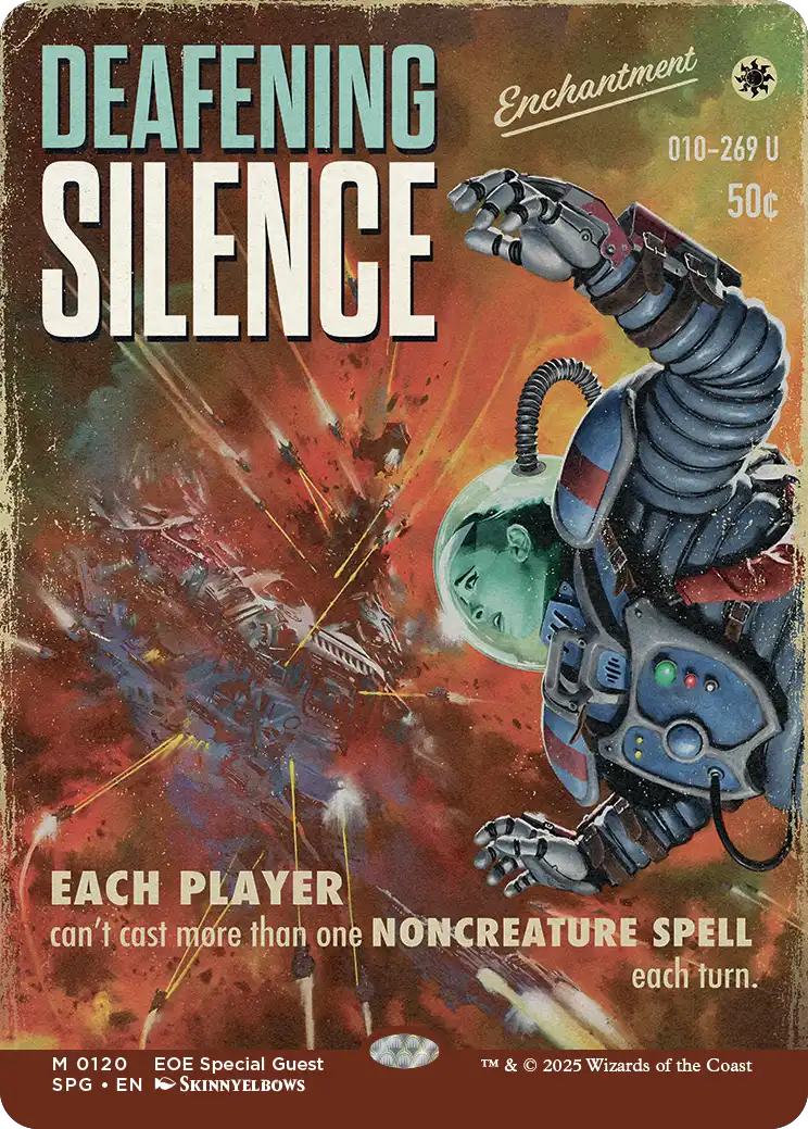Deafening Silence [120] [Borderless] [Special Guests] [Non-Foil] – Face to Face Games