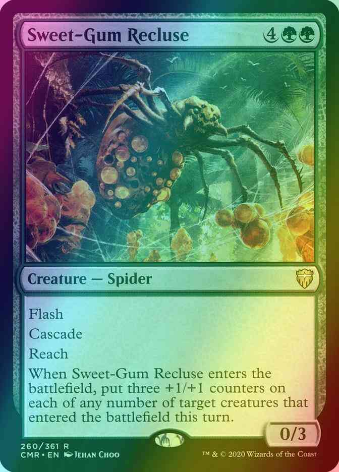 Sweet-Gum Recluse [260] [Commander Legends] [Foil] – Face to Face Games
