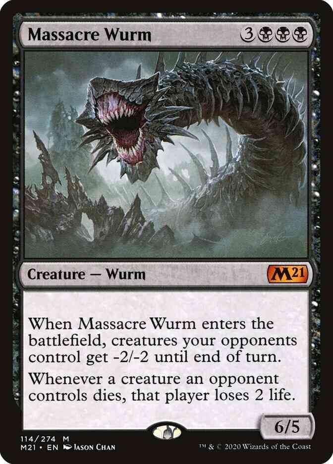 Massacre Wurm [114] [Core Set 2021] [Non-Foil] – Face to Face Games