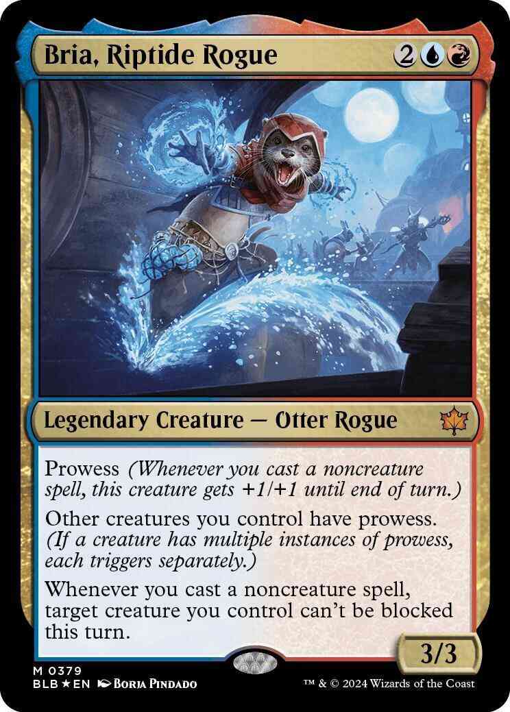 Bria, Riptide Rogue [379] [Starter Kit Exclusive] [Bloomburrow] [Foil] – Face to Face Games