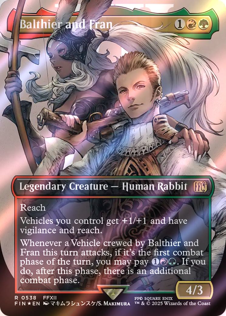 Balthier and Fran [538] [Borderless] [Character] [FINAL FANTASY] [Surge Foil] – Face to Face Games