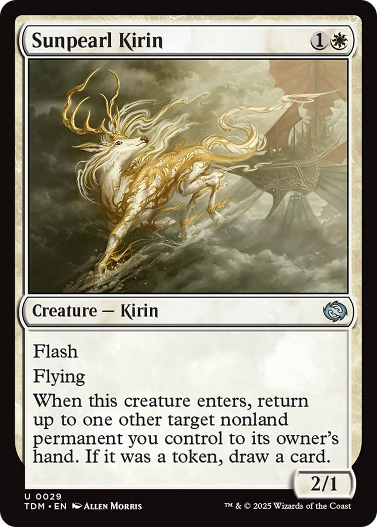Sunpearl Kirin [29] [Tarkir: Dragonstorm] [Non-Foil] – Face to Face Games