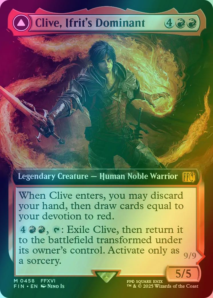 Clive, Ifrit's Dominant // Ifrit, Warden of Inferno [458] [Extended Ar – Face to Face Games