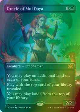 Oracle of Mul Daya [370] [Borderless] [Double Masters 2022] [Foil ...