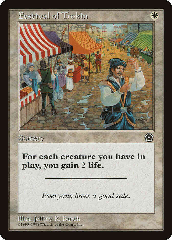 Festival of Trokin [16] [Portal Second Age] [Non-Foil] – Face to Face Games