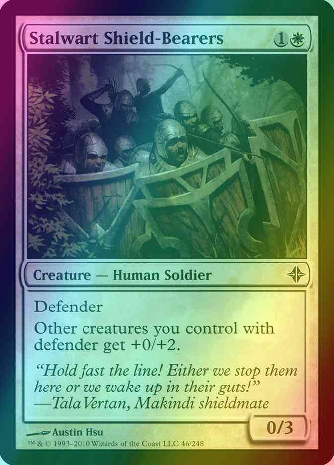 Stalwart Shield-Bearers [46] [Rise Of The Eldrazi] [Foil] – Face to ...