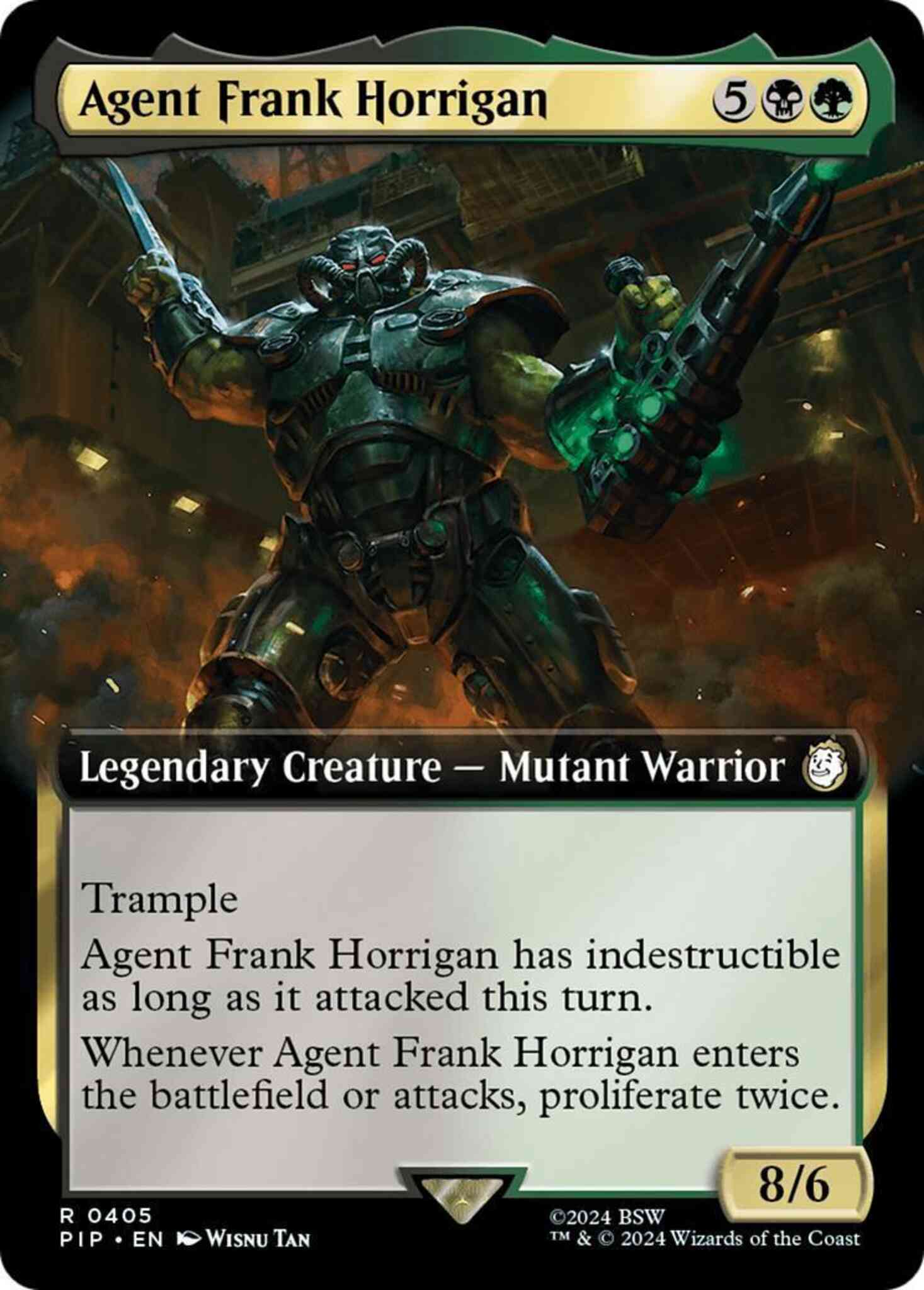 Agent Frank Horrigan [405] [Extended Art] [Fallout] [Non-Foil] – Face ...
