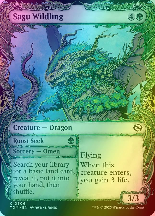 Sagu Wildling // Roost Seek [306] [Draconic Frame Showcase] [Tarkir: D ...