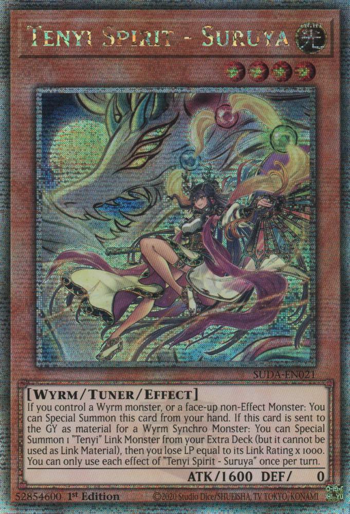 Tenyi Spirit - Suruya - SUDA-EN021 - Quarter Century Secret Rare - 1st ...
