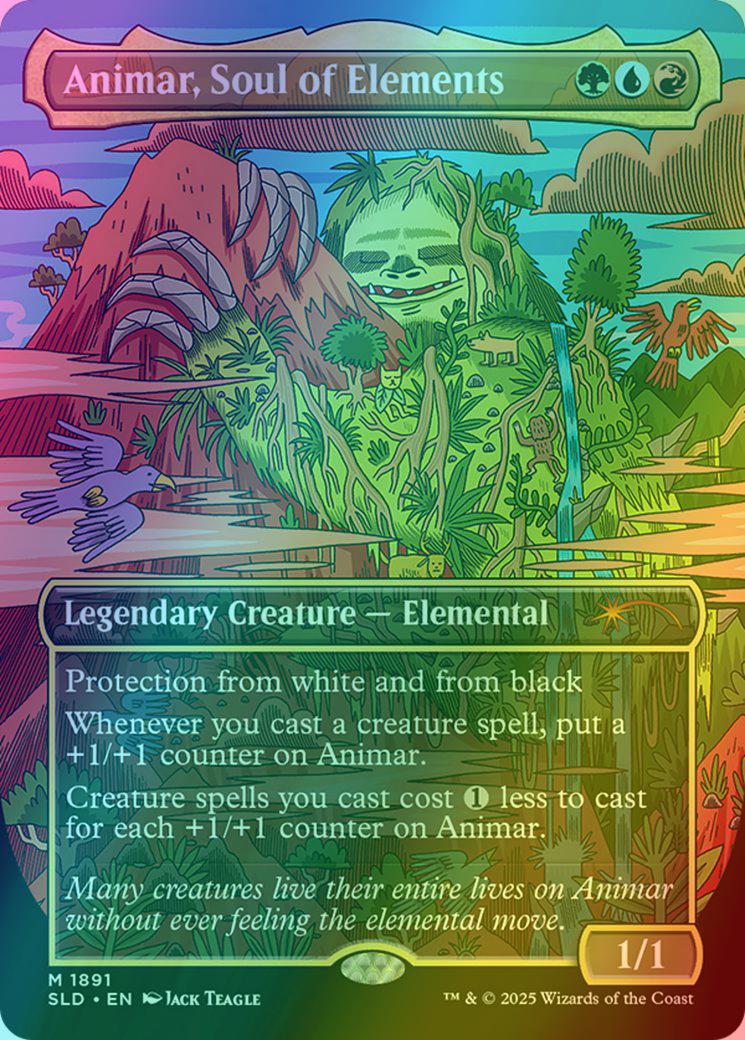 Animar, Soul of Elements [1891] [Borderless] [Animar & Friends] [Secret ...