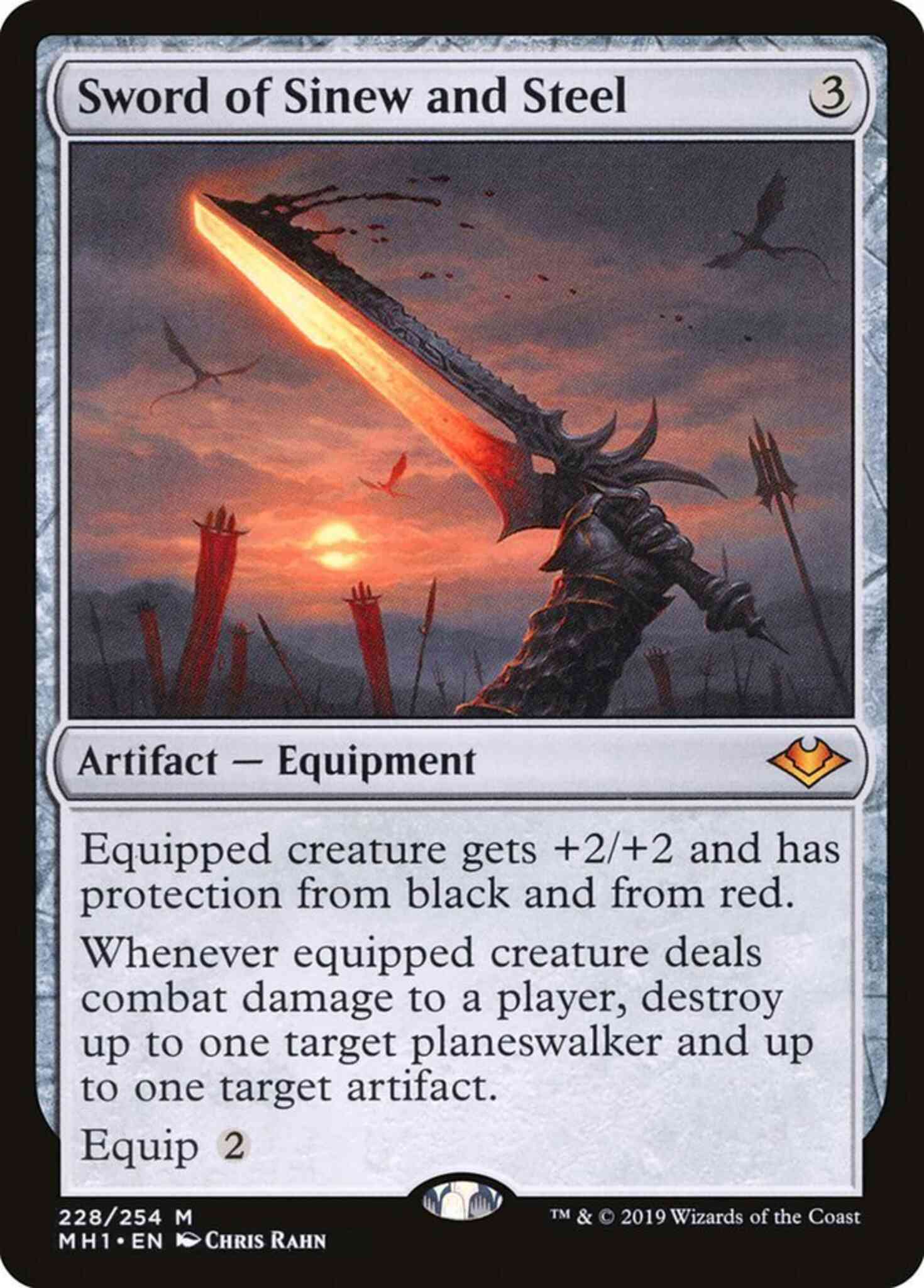 Sword of Sinew and Steel [228] [Modern Horizons] [Non-Foil] – Face to ...