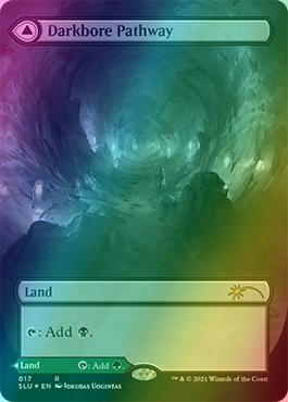 Darkbore Pathway // Slitherbore Pathway [0017] [Borderless] [Secret ...