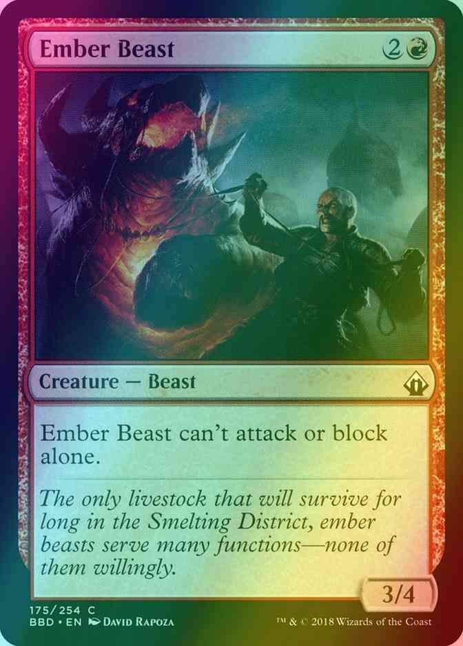 Ember Beast [175] [Battlebond] [Foil] – Face to Face Games