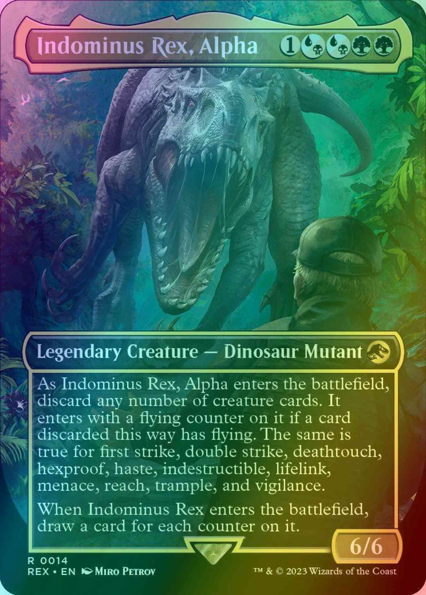 Indominus Rex, Alpha [14] [Borderless] [Universes Beyond: Jurassic ...