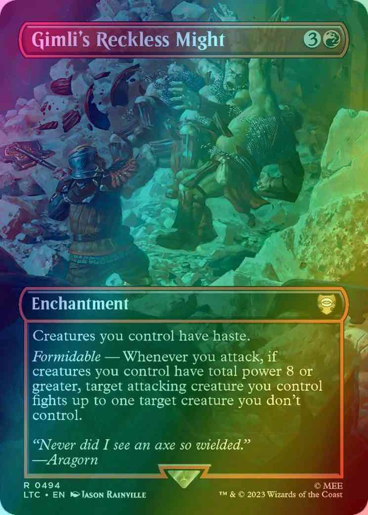 Gimli's Reckless Might [494] [Borderless] [The Lord of the Rings: Tales ...