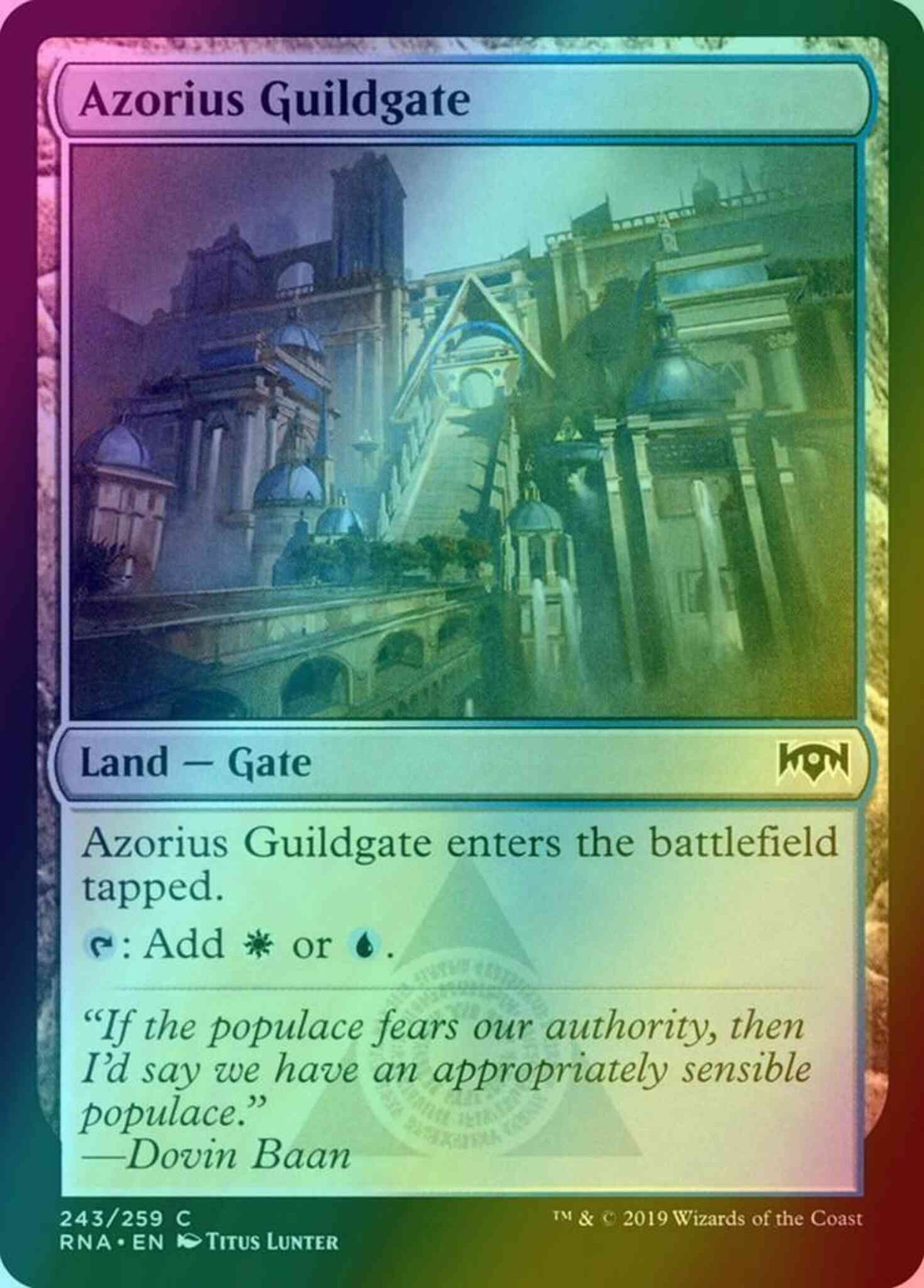 azorius guildgate foil