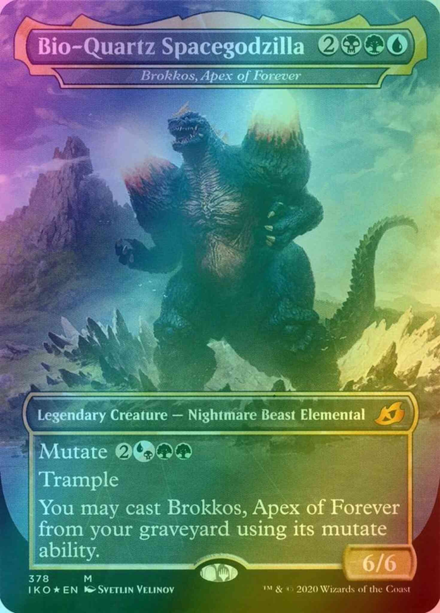 Bio-Quartz Spacegodzilla - Brokkos, Apex of Forever [378] [Alternate ...
