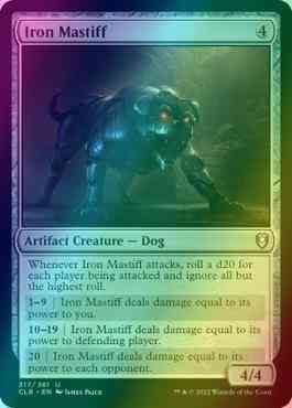 Iron Mastiff [317] [Commander Legends: Battle for Baldur's Gate] [Foil ...