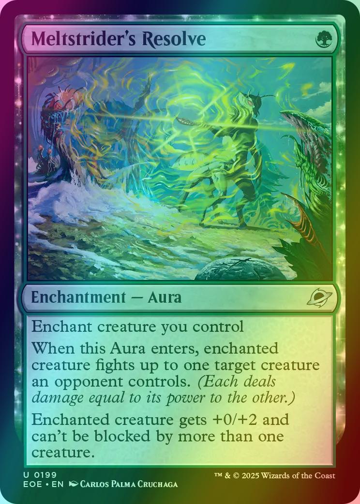 Meltstrider's Resolve [199] [Edge of Eternities] [Foil] – Face to Face Games