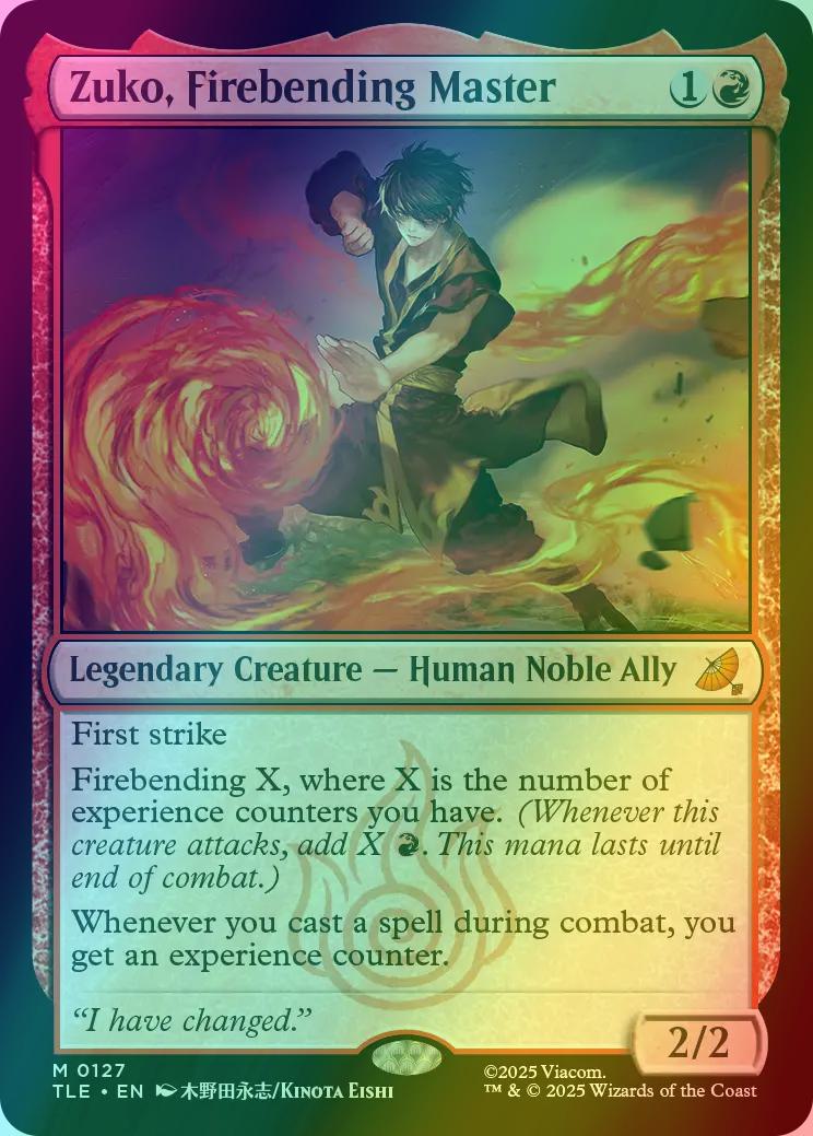 Zuko, Firebending Master [127] [Avatar: The Last Airbender Eternal ...