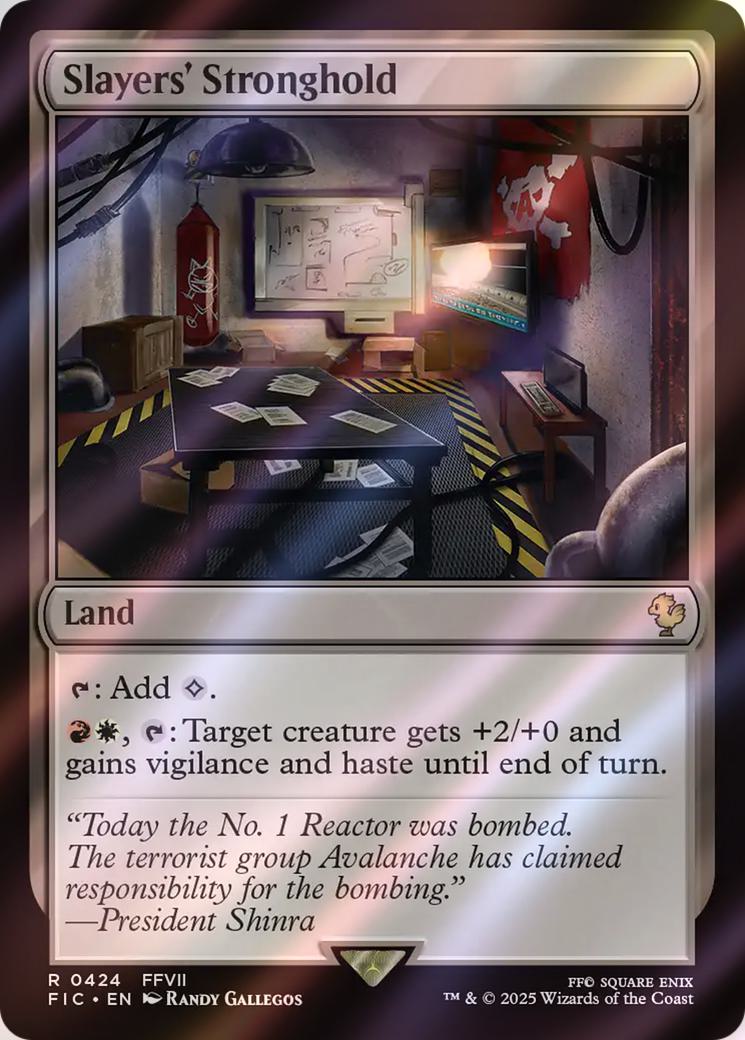 Slayers' Stronghold [424] [FINAL FANTASY: Commander] [Surge Foil ...