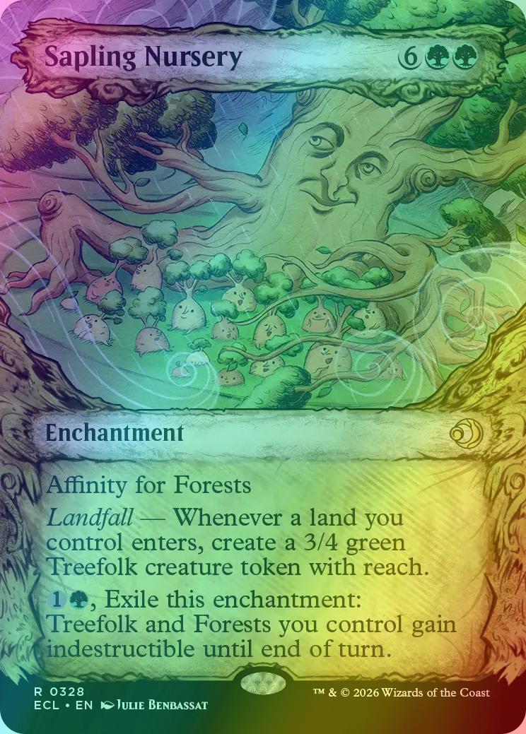 Sapling Nursery [328] [Fable Frame] [Lorwyn Eclipsed] [Foil] – Face to ...