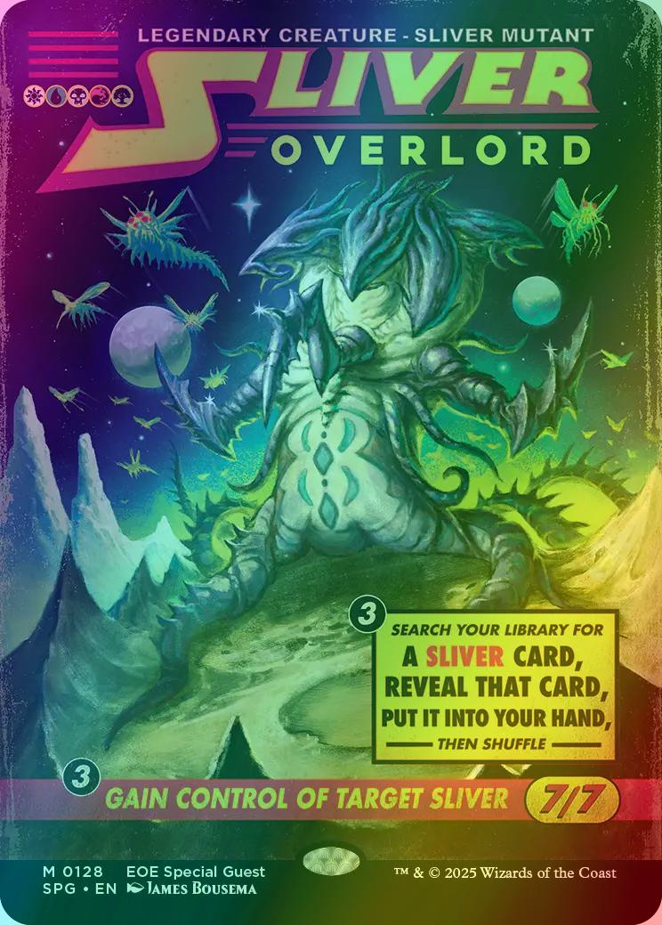 Sliver Overlord [128] [Borderless] [Special Guests] [Foil] – Face to ...