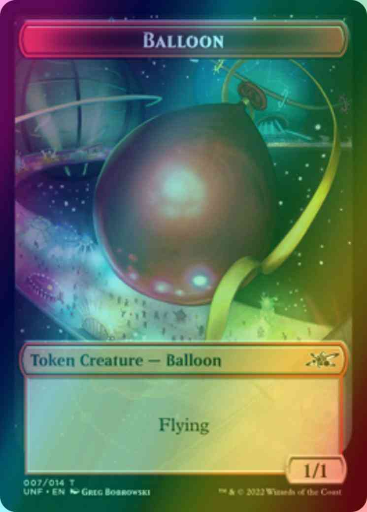Balloon Token (07) // Zombie Employee Token (06) [Unfinity: Tokens ...