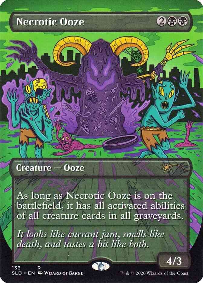 Necrotic Ooze [0133] [Borderless] [Prime Slime] [Secret Lair Drop] [Non ...