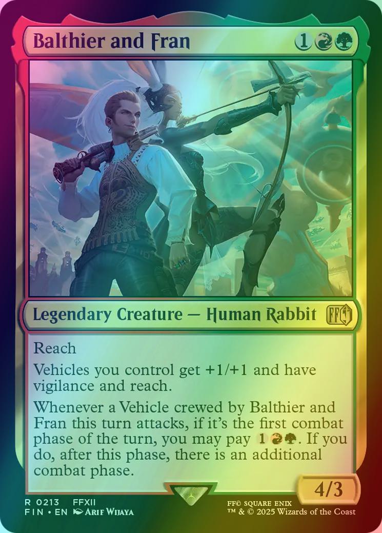 Balthier and Fran [213] [FINAL FANTASY] [Foil] – Face to Face Games