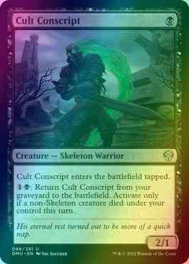Cult Conscript [88] [Dominaria United] [Foil] – Face to Face Games