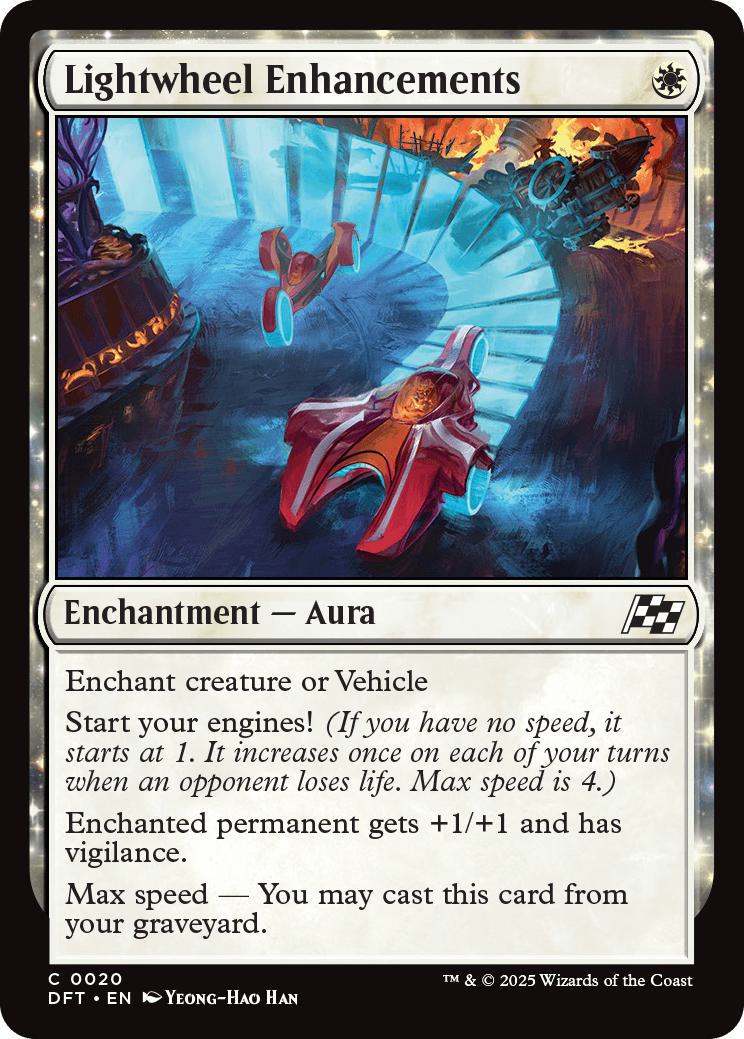 Lightwheel Enhancements [20] [Aetherdrift] [Foil] – Face to Face Games