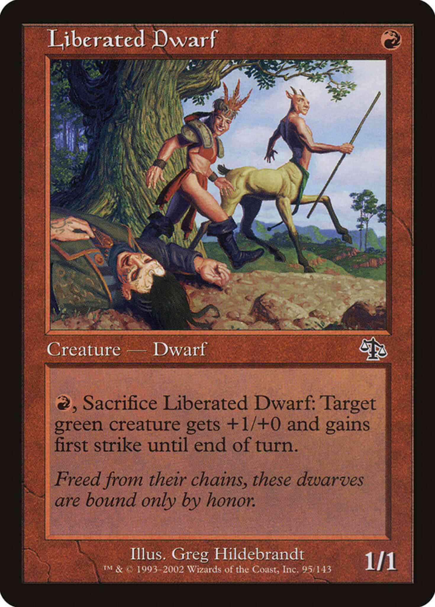 Liberated Dwarf [95] [Judgment] [Non-Foil] – Face to Face Games
