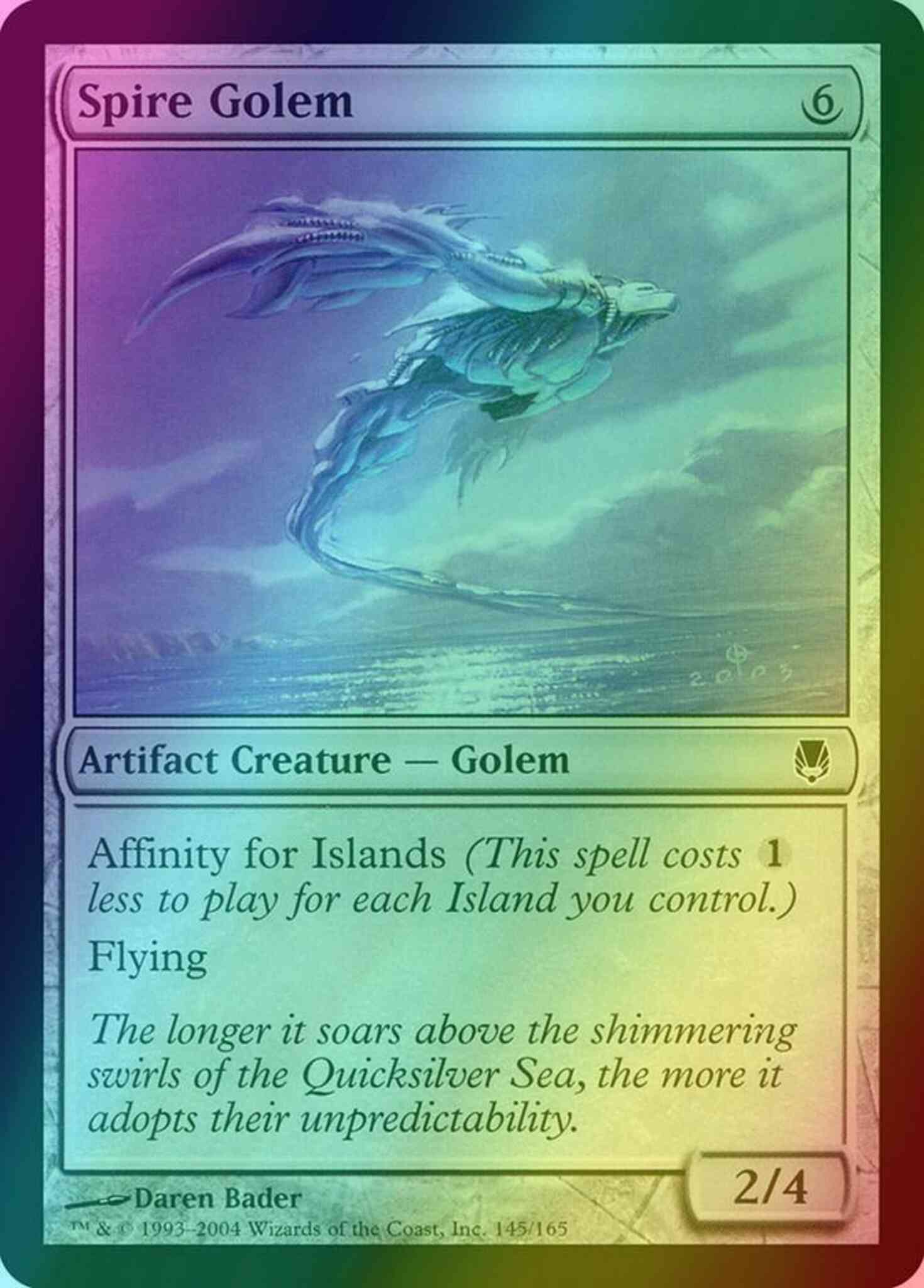 Spire Golem [145] [Darksteel] [Foil] – Face to Face Games