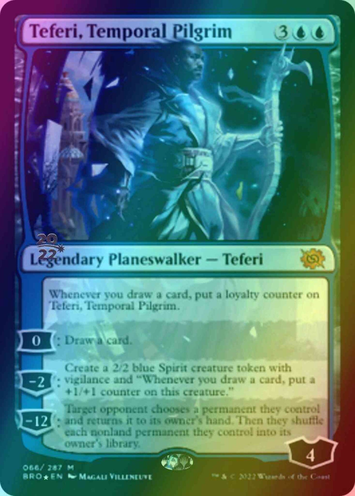 Teferi, Temporal Pilgrim [66s] [Prerelease] [The Brothers' War: Promos ...