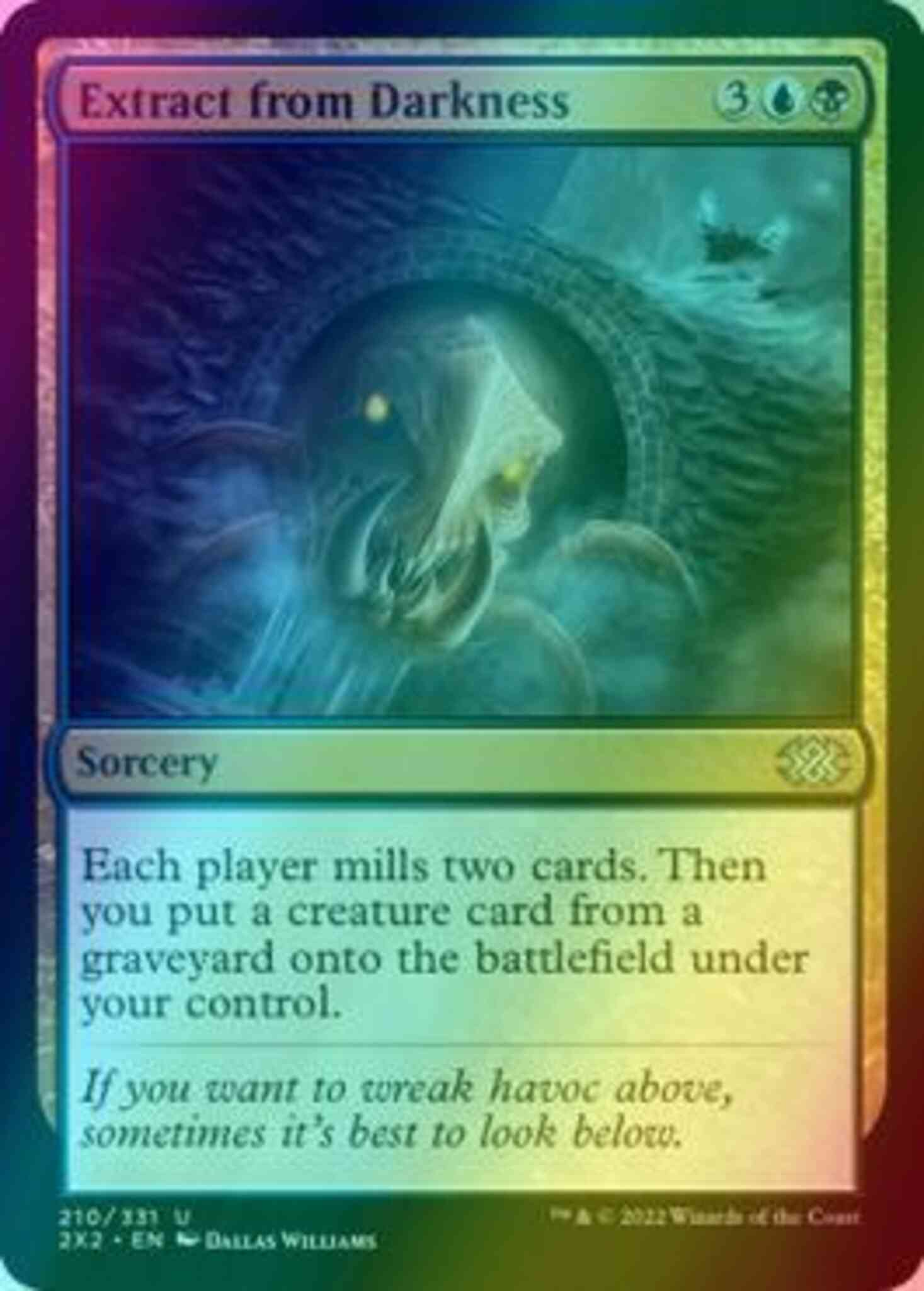 Extract from Darkness [210] [Double Masters 2022] [Foil] – Face to Face ...