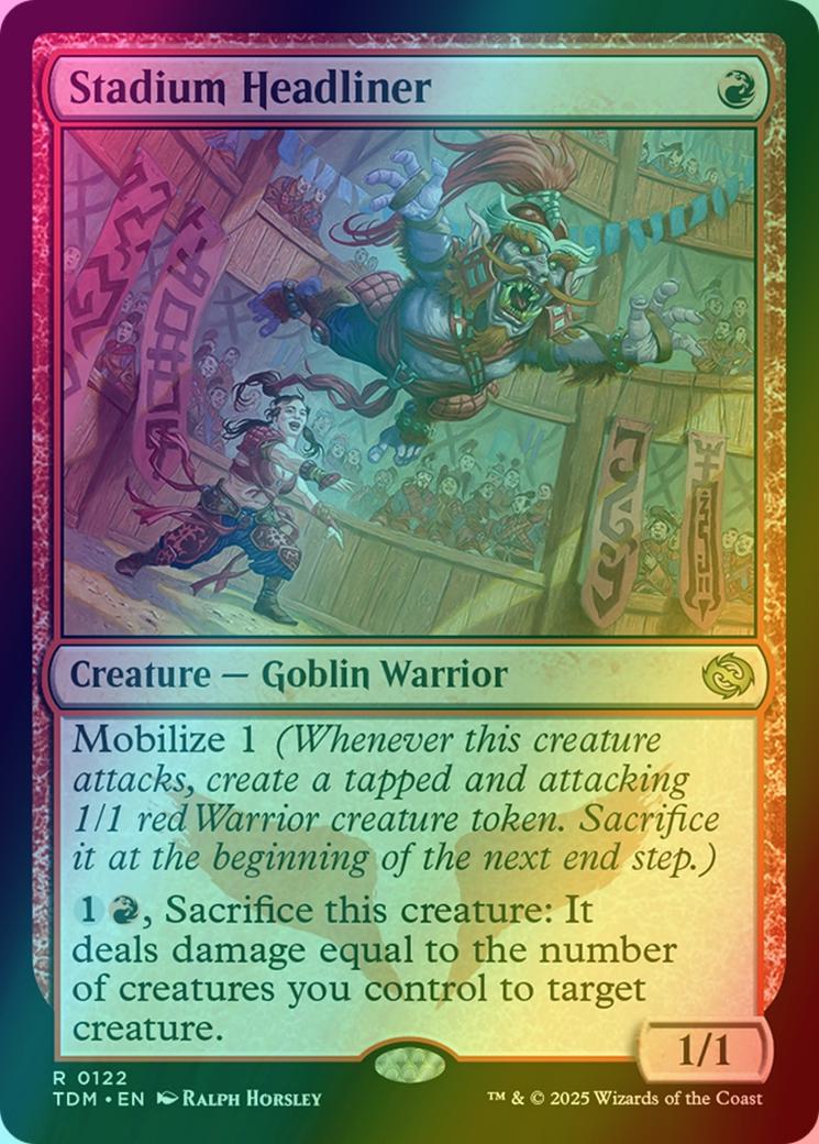 Stadium Headliner [122] [Tarkir: Dragonstorm] [Foil] – Face to Face Games