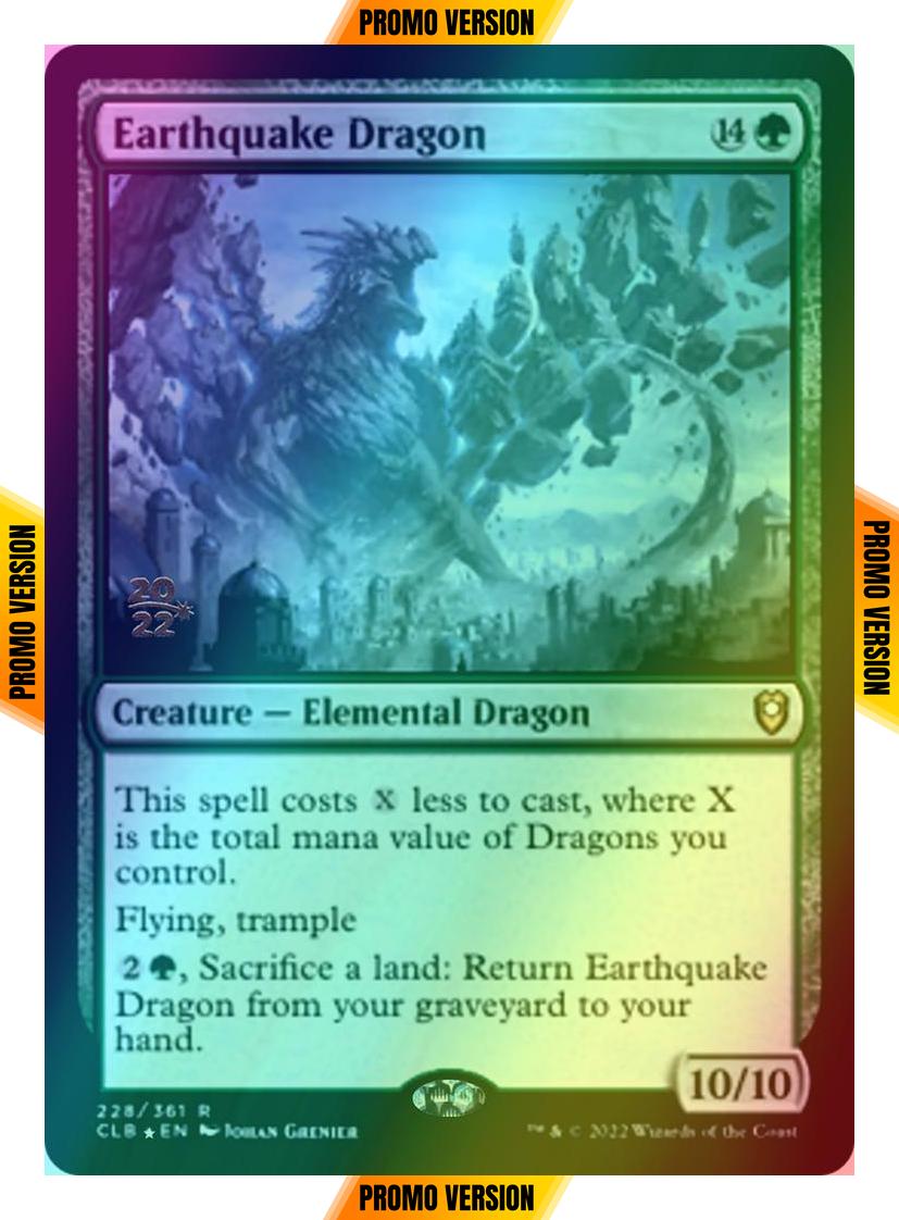 Earthquake Dragon [228s] [Prerelease] [Commander Legends: Battle for ...