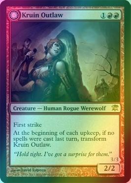 Kruin Outlaw // Terror of Kruin Pass [152] [Innistrad] [Foil] – Face to ...