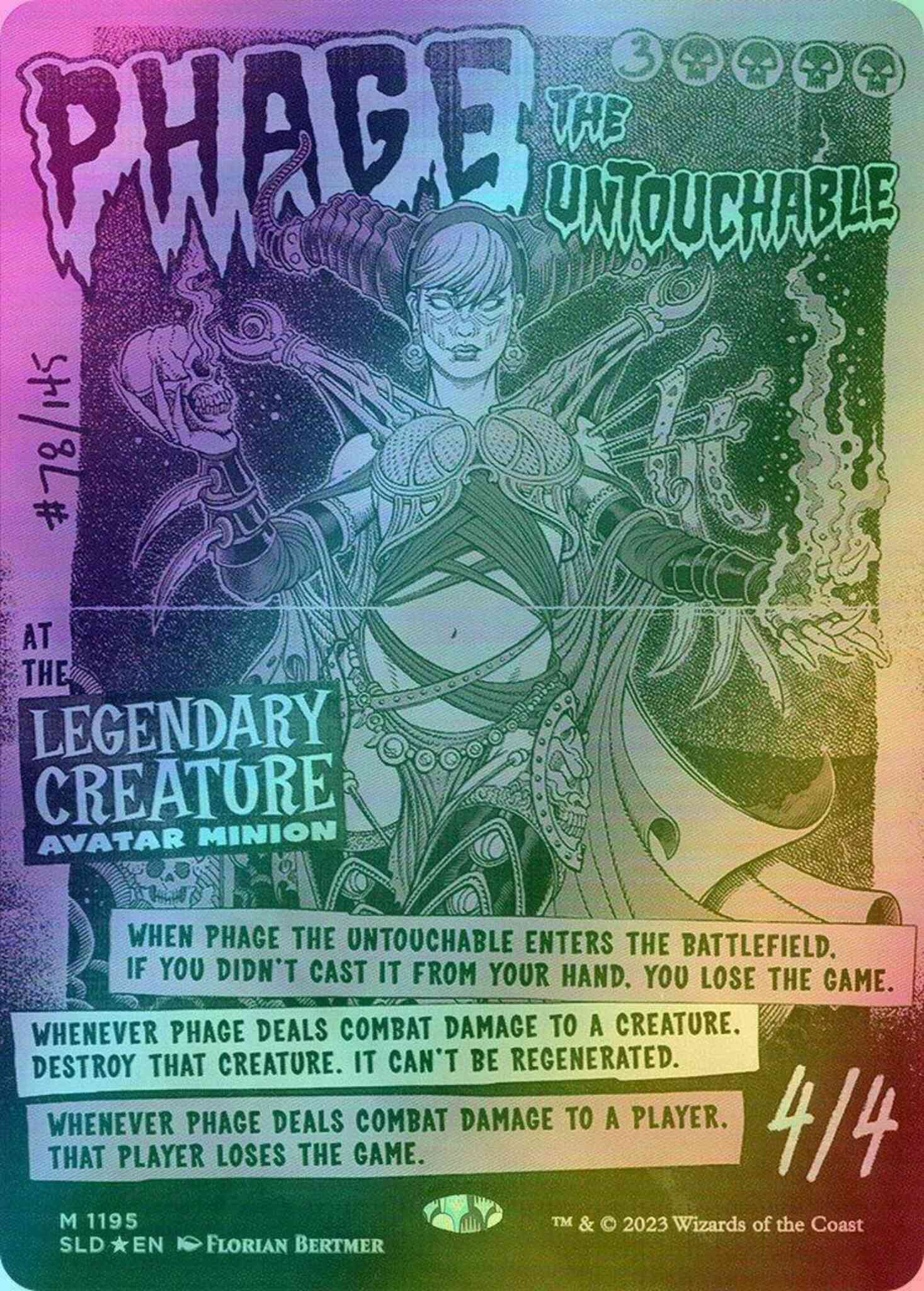 Phage the Untouchable [1195] [Borderless] [Legendary Flyers] [Secret ...