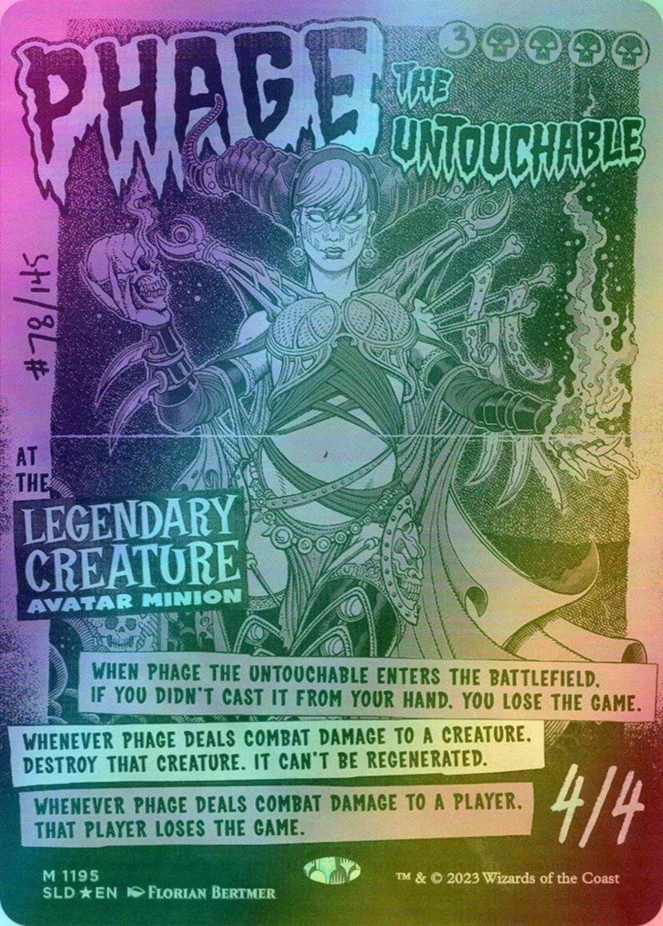Phage the Untouchable [1195] [Borderless] [Legendary Flyers] [Secret ...