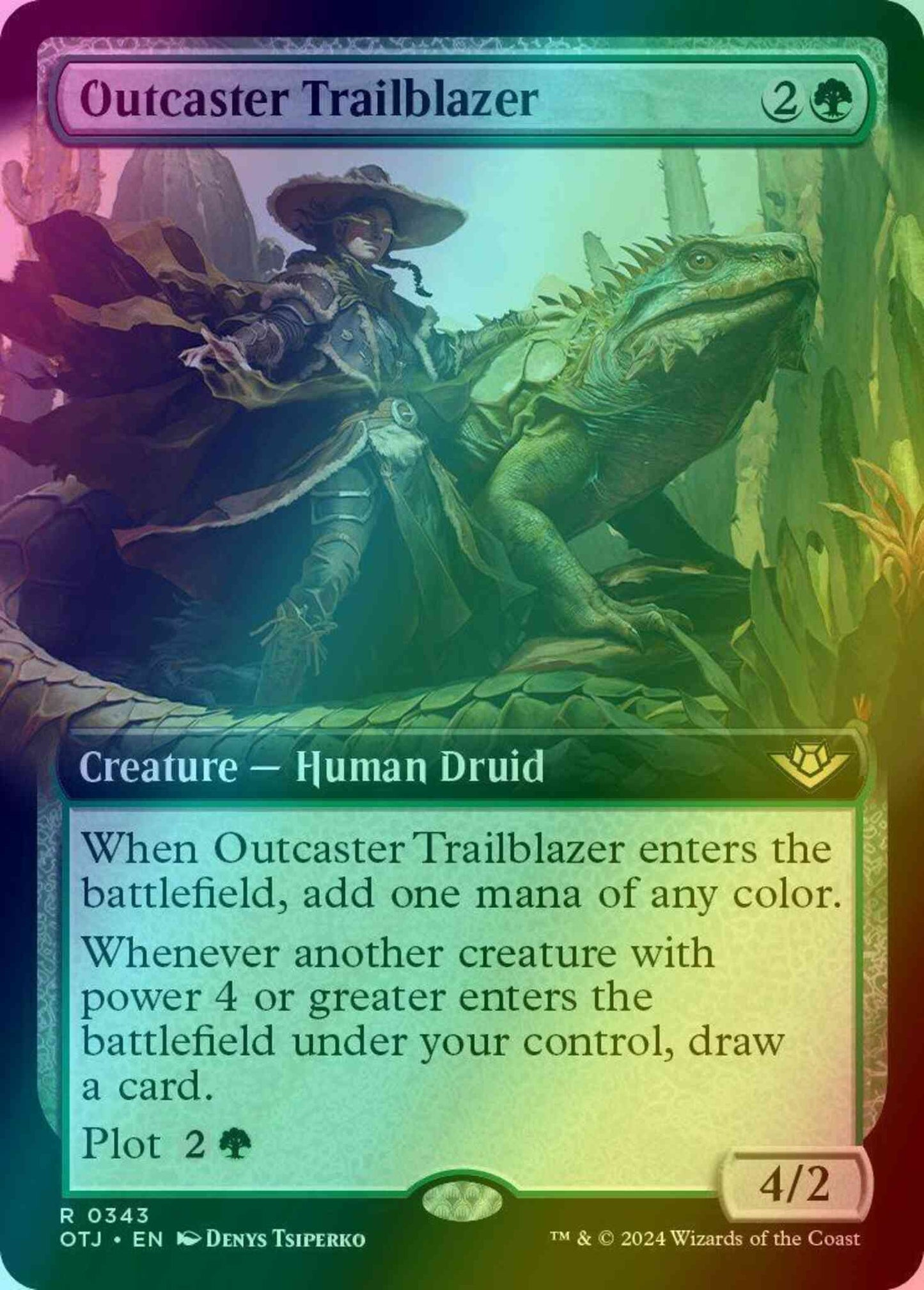 Outcaster Trailblazer [343] [Extended Art] [Outlaws of Thunder Junctio ...