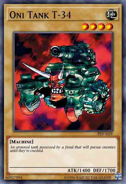 Oni Tank T-34 - PSV-059 - Common - Unlimited – Face to Face Games