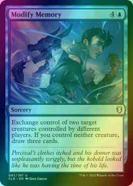 Modify Memory [83] [Commander Legends: Battle for Baldur's Gate] [Foil ...
