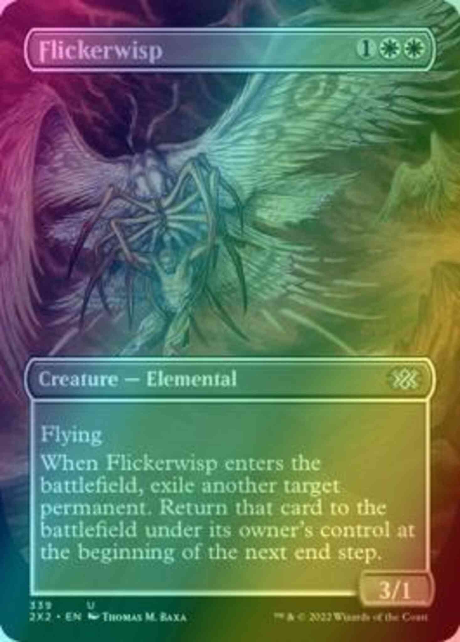 Flickerwisp [339] [Borderless] [Double Masters 2022] [Foil] – Face to ...