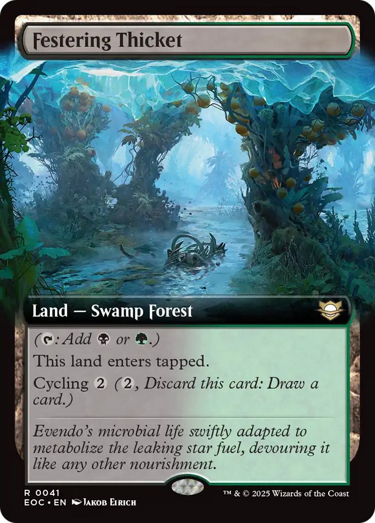 Festering Thicket [41] [Extended Art] [Edge of Eternities: Commander ...