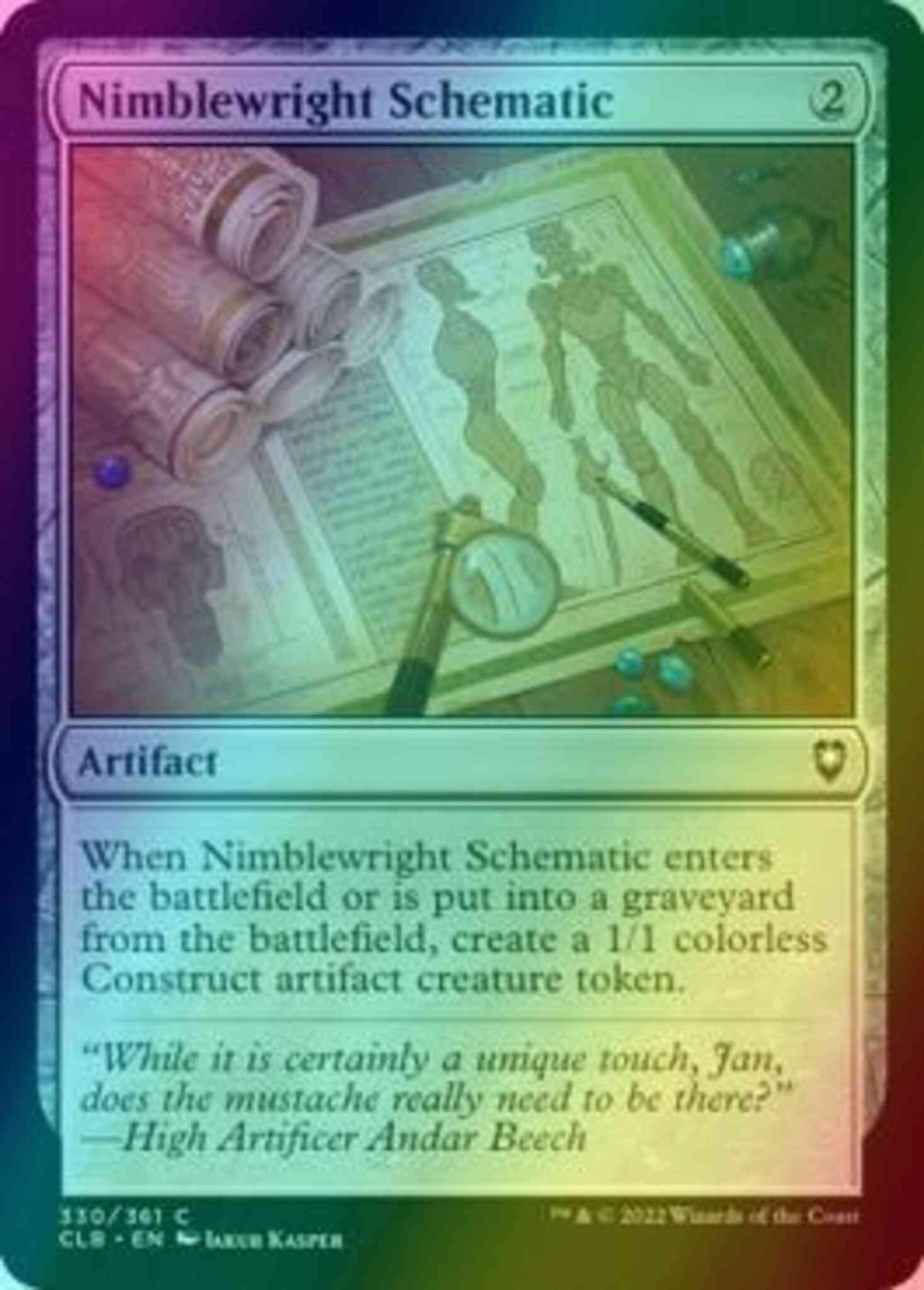 Nimblewright Schematic [330] [Commander Legends: Battle for Baldur's G ...