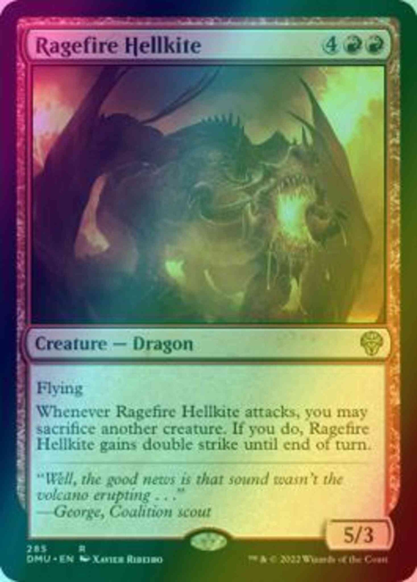 Ragefire Hellkite [285] [Dominaria United] [Foil] – Face to Face Games